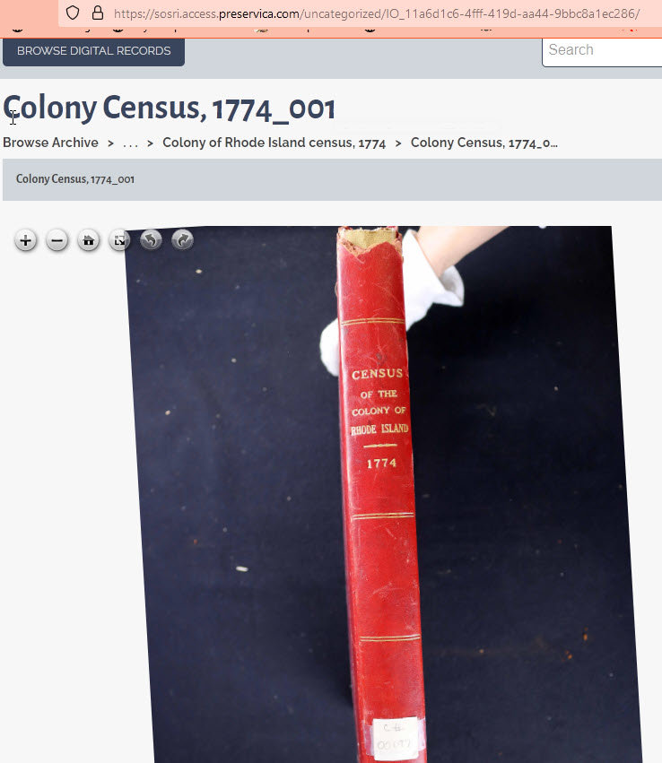 Colonial Census at State Archive | Evidence Explained